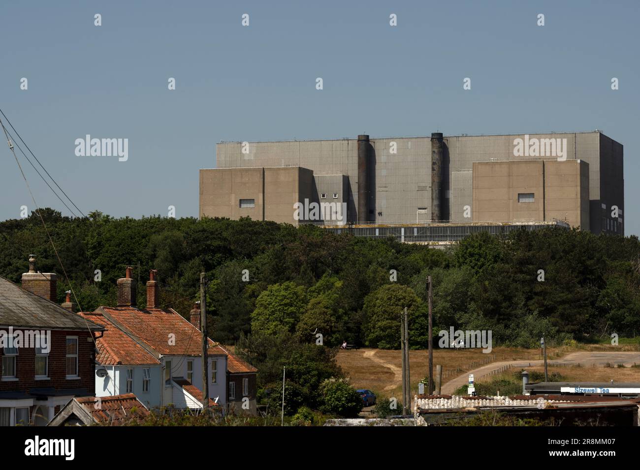Sizewell A (decommissioned) nuclear power station Suffolk England Stock ...
