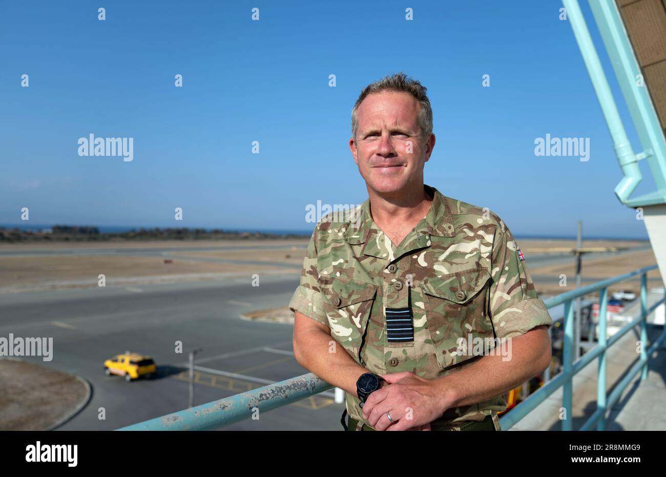Station Commander Group Captain Simon Cloke on RAF Akrotiri in Cyprus ...