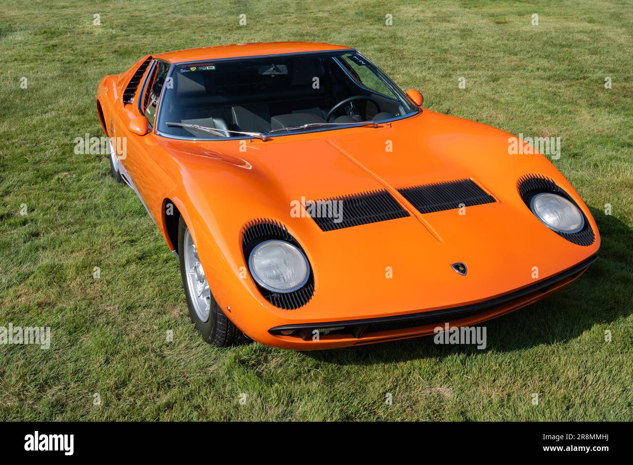 GROSSE POINTE SHORES, MI/USA - JUNE 18, 2023: A 1971 Lamborghini Muira ...
