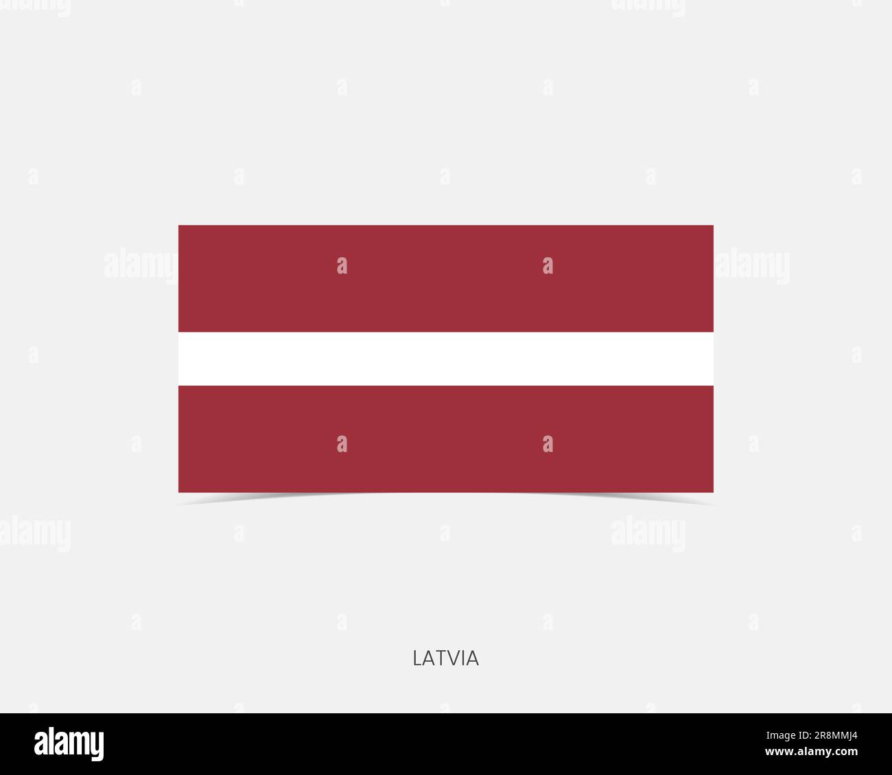 White latvia flag Stock Vector Images - Alamy