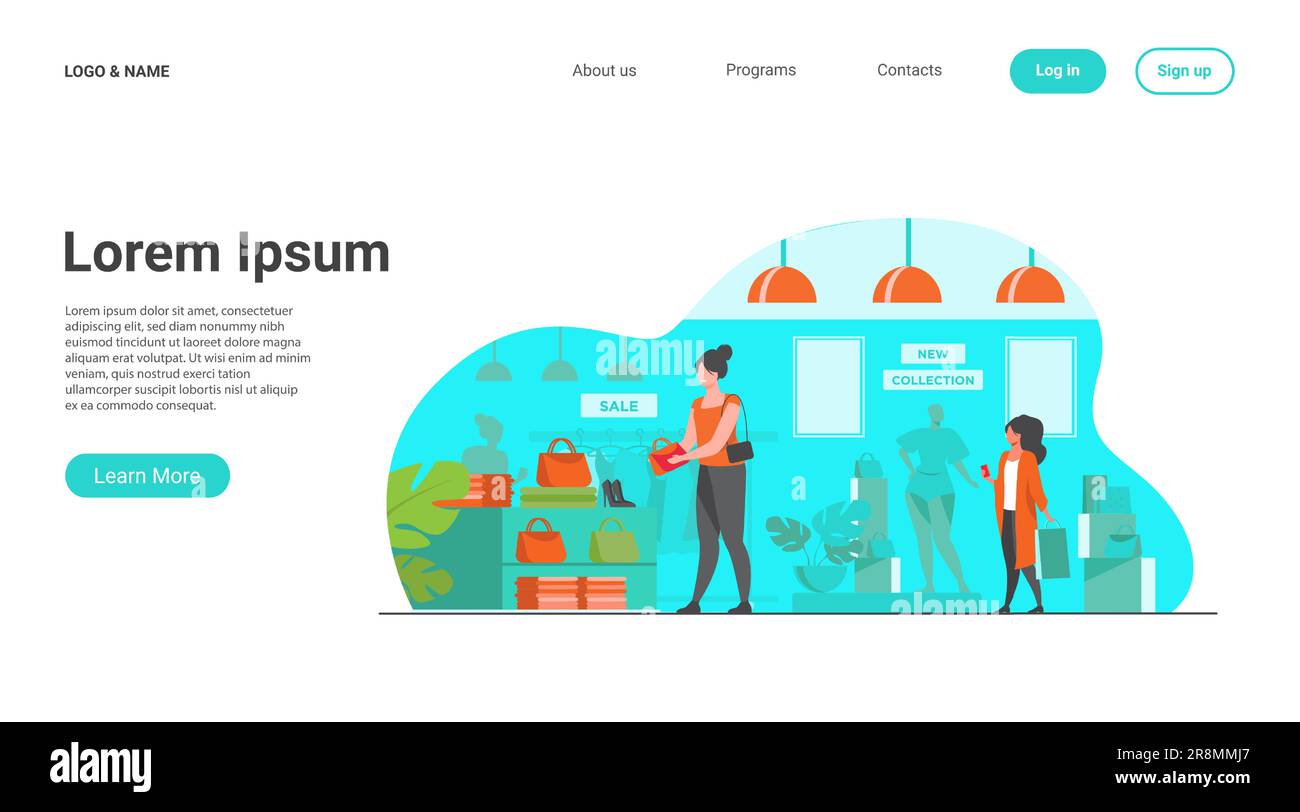 Inside retail shop Cut Out Stock Images & Pictures - Alamy