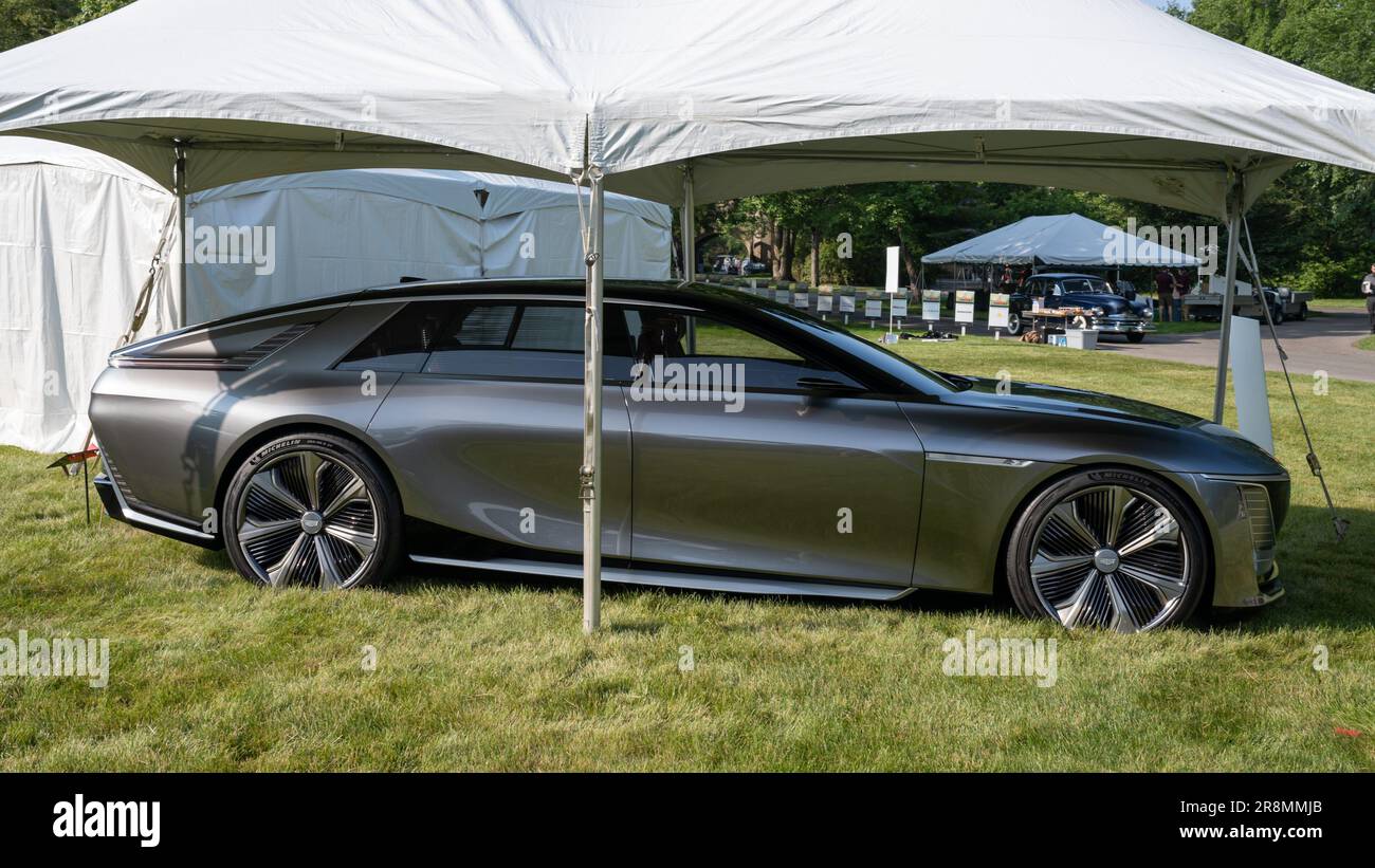GROSSE POINTE SHORES, MI/USA - JUNE 18, 2023: A Cadillac Celestiq EV ...