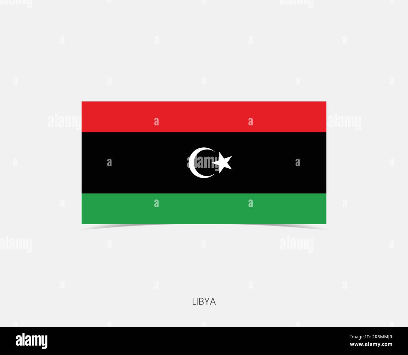 Flag of libyan Stock Vector Images - Alamy