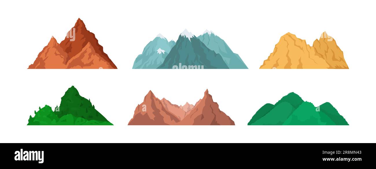 View mountain peaks snow Cut Out Stock Images & Pictures - Alamy