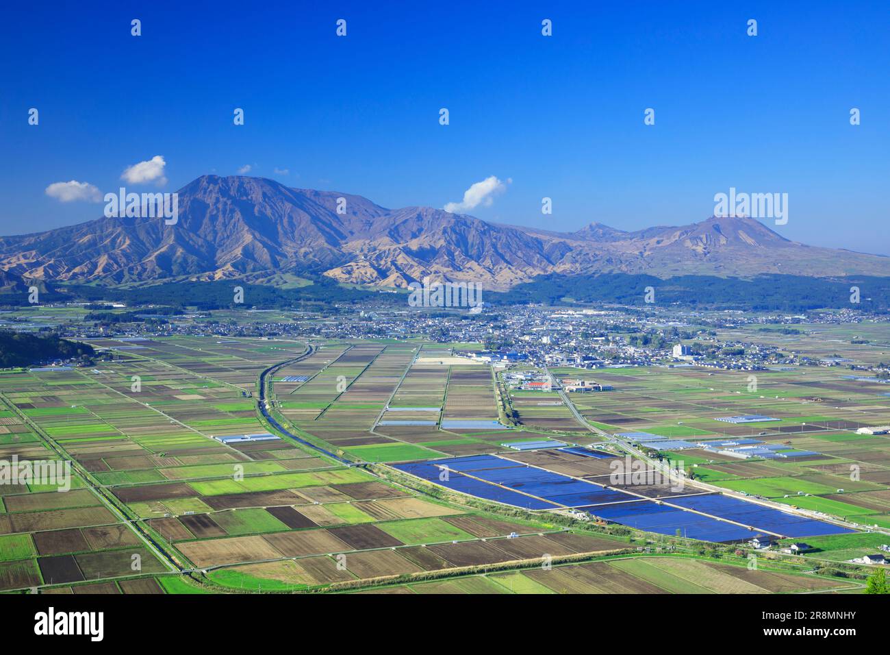 Mt. Aso and the Aso Basin Stock Photo - Alamy