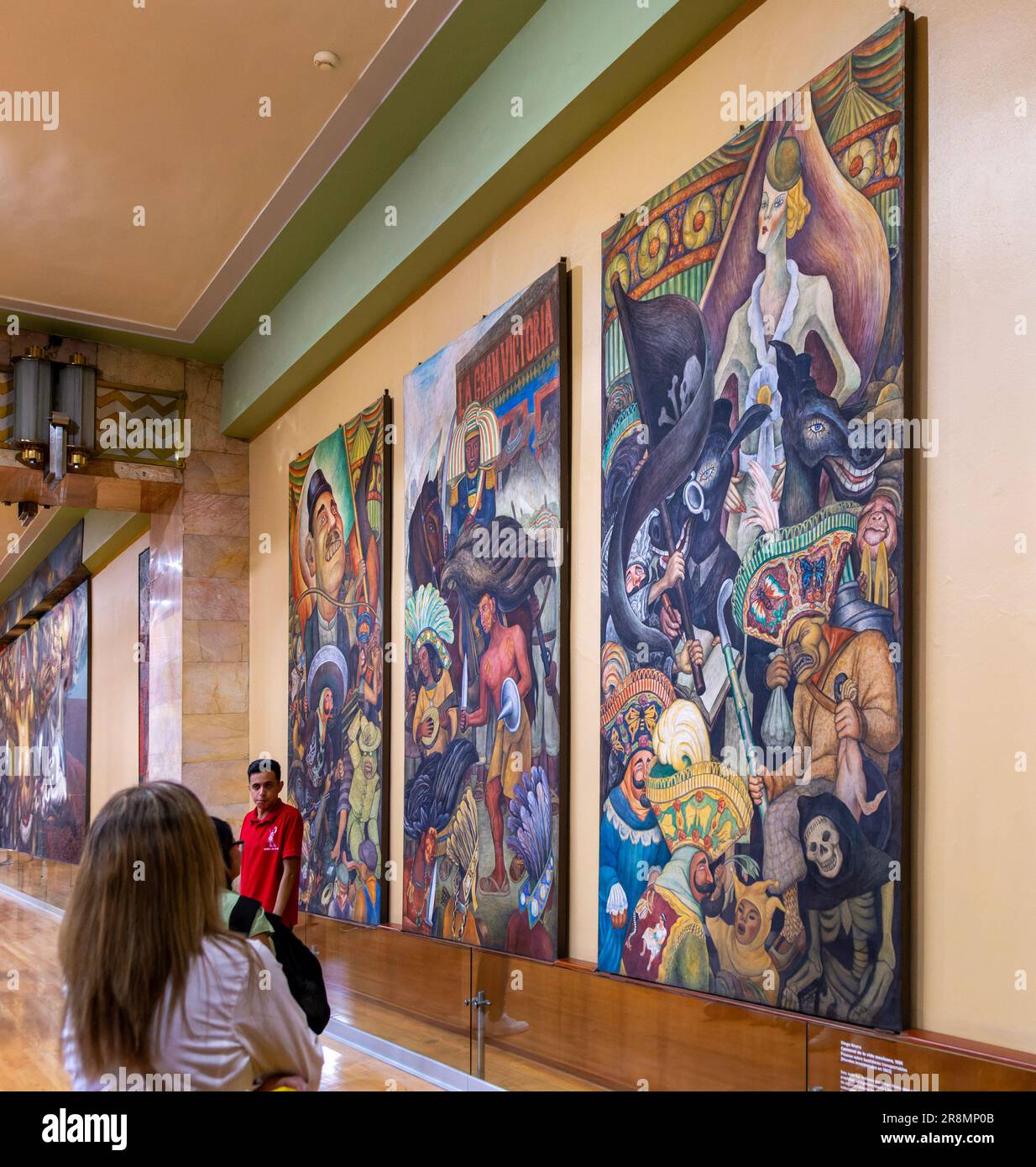 'Carnival de la Vida Mexicana' 1936 mural by Diego Rivera inside ...