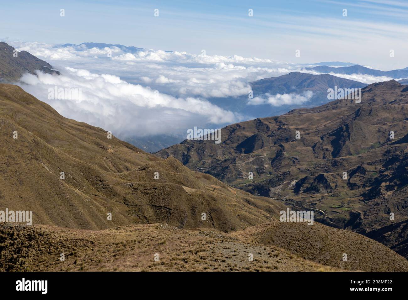 Picturesque mountain view in the remote Bolivian Andes - Traveling and ...