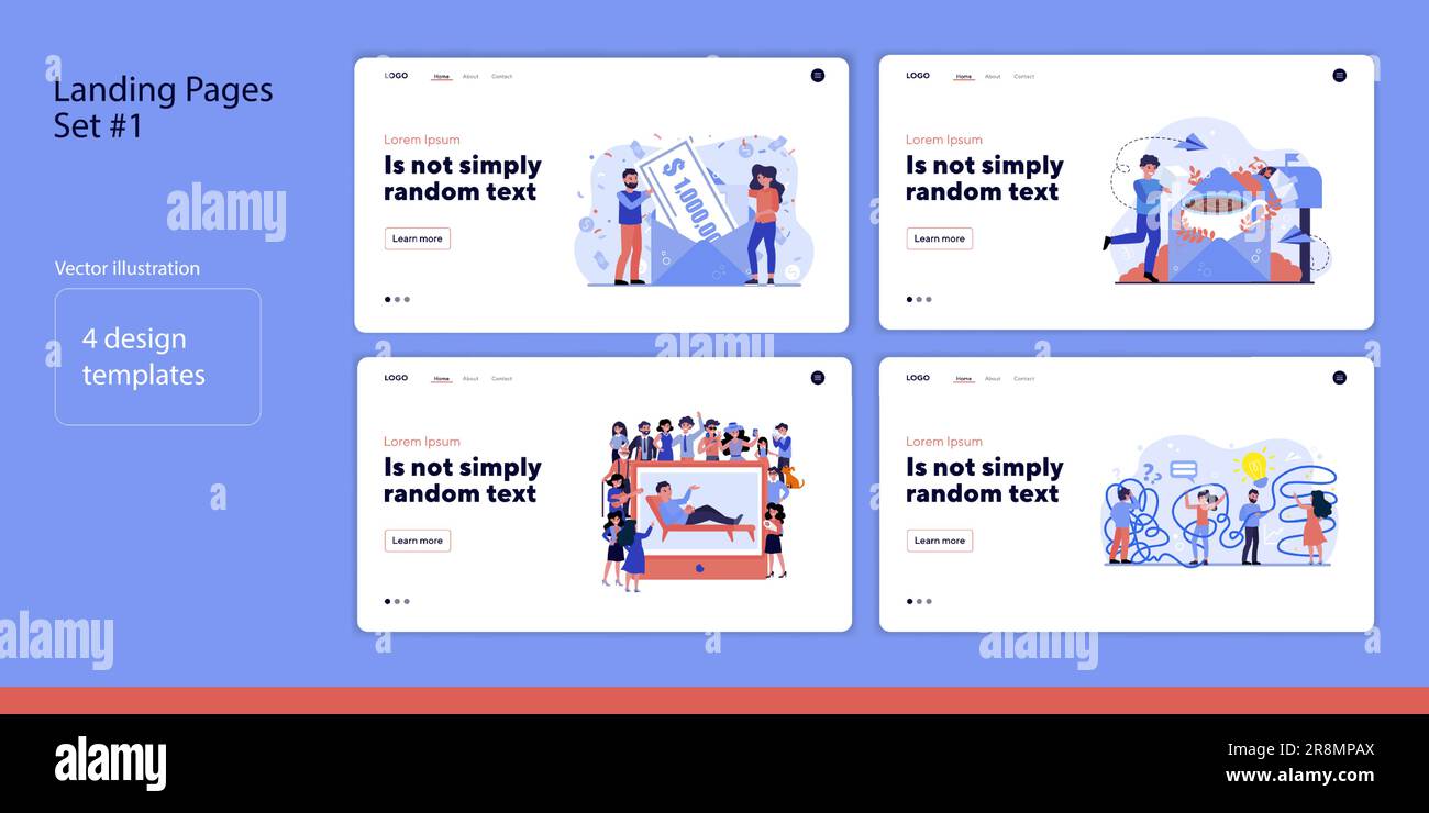 Set business man standing Stock Vector Images - Alamy