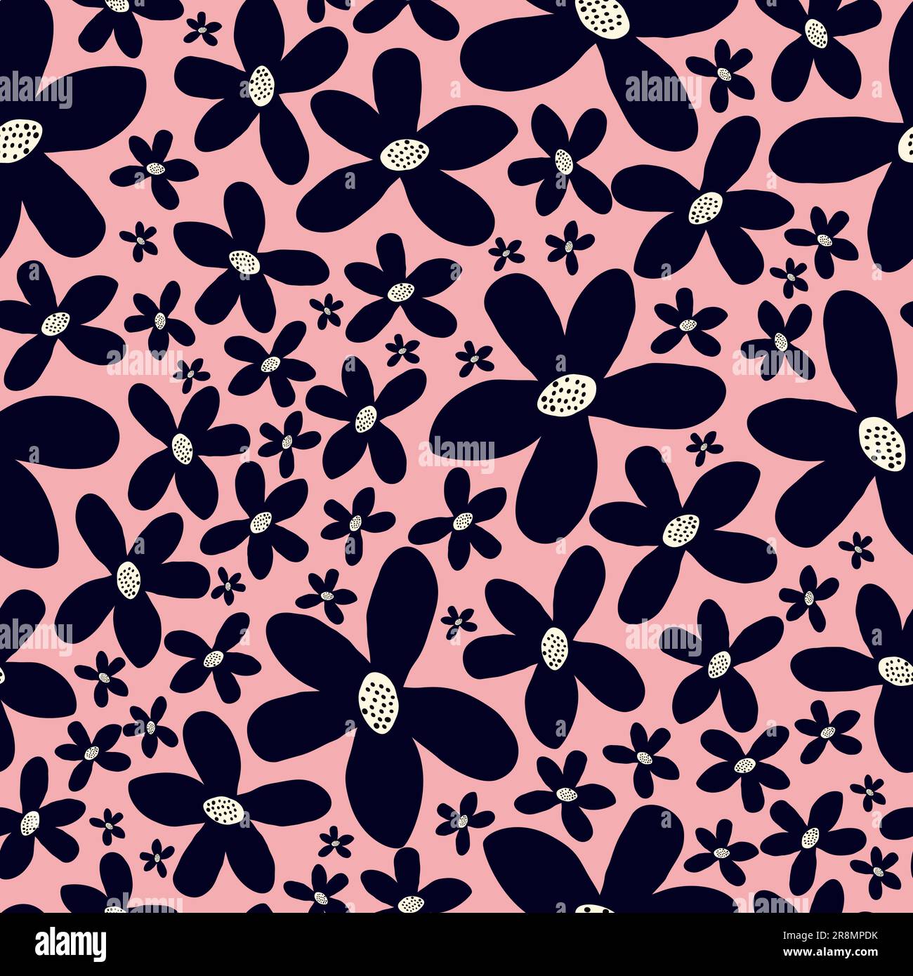 Stylized petal motifs Stock Vector Images - Alamy