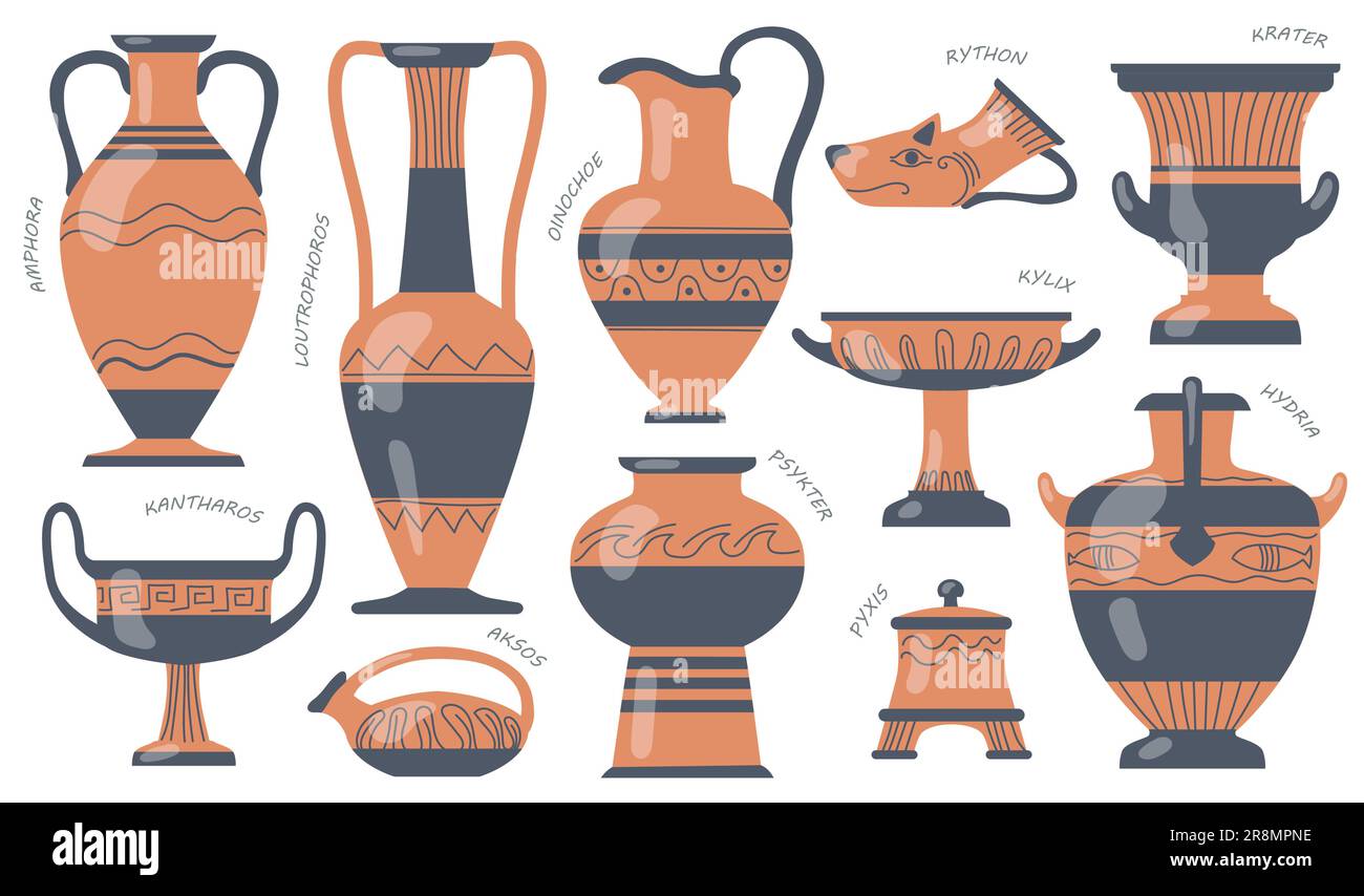 Greek oil painting Stock Vector Images - Alamy