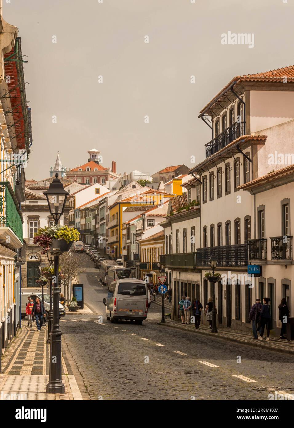 Main street in terceira hi-res stock photography and images - Alamy