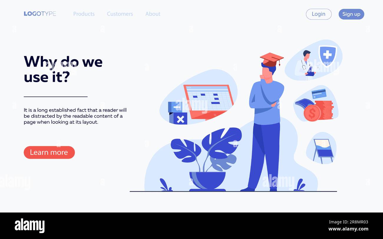 Choosing path painting Stock Vector Images - Alamy