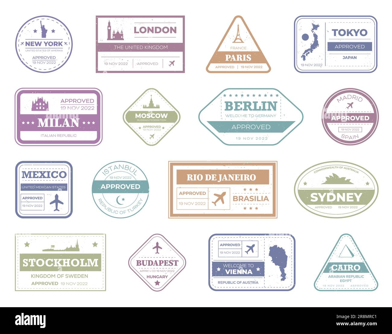 Holiday travel vienna Stock Vector Images - Alamy