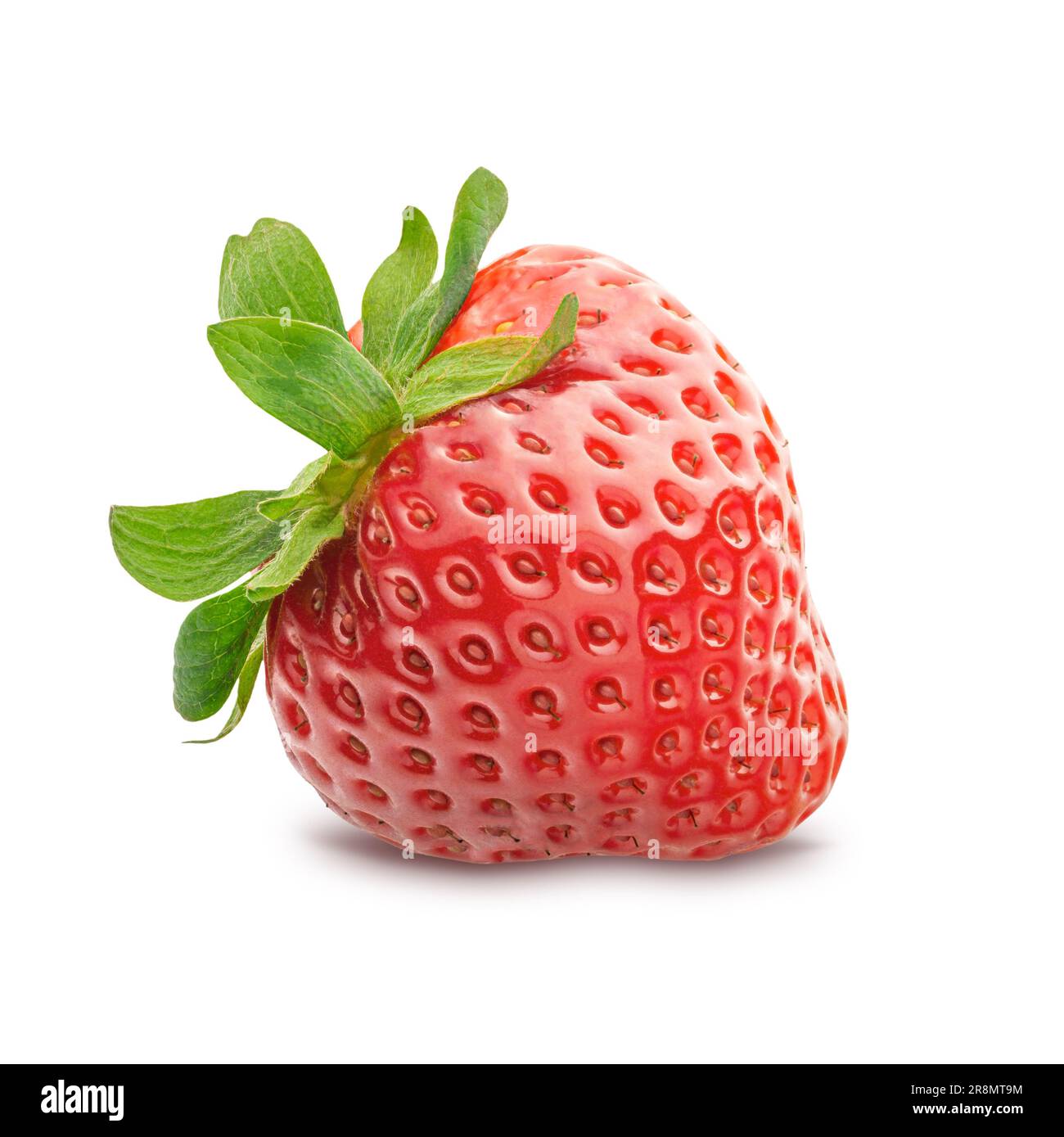 Strawberry isolated on white background Stock Photo - Alamy