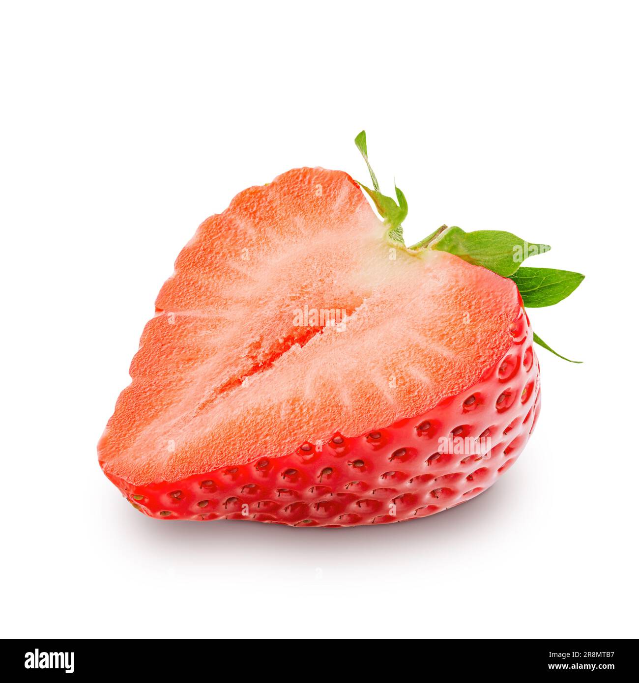 Strawberry isolated on white background Stock Photo - Alamy