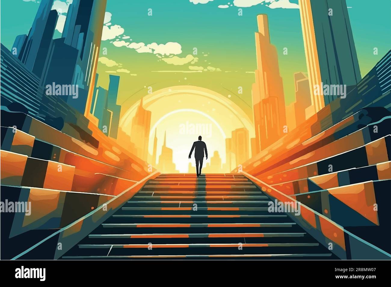 Growth oriented vector vectors hi-res stock photography and images - Alamy