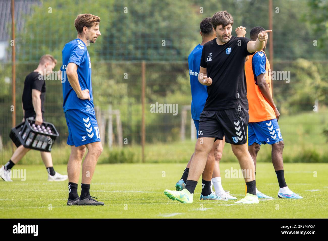 Magdeburg, Germany. 22nd June, 2023. Soccer: Start of training for ...