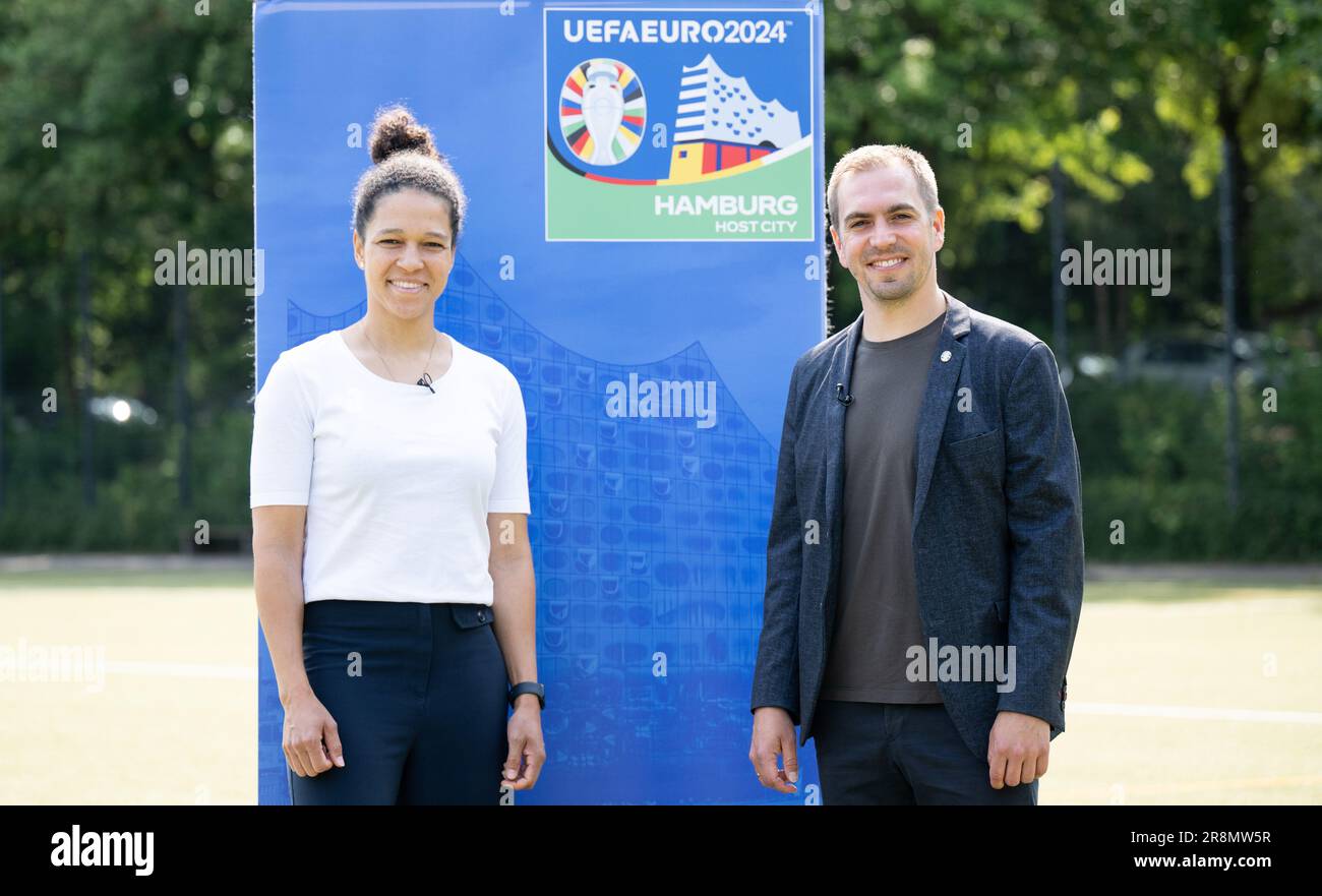 Hamburg, Germany. 22nd June, 2023. Philipp Lahm, UEFA EURO 2024 ...