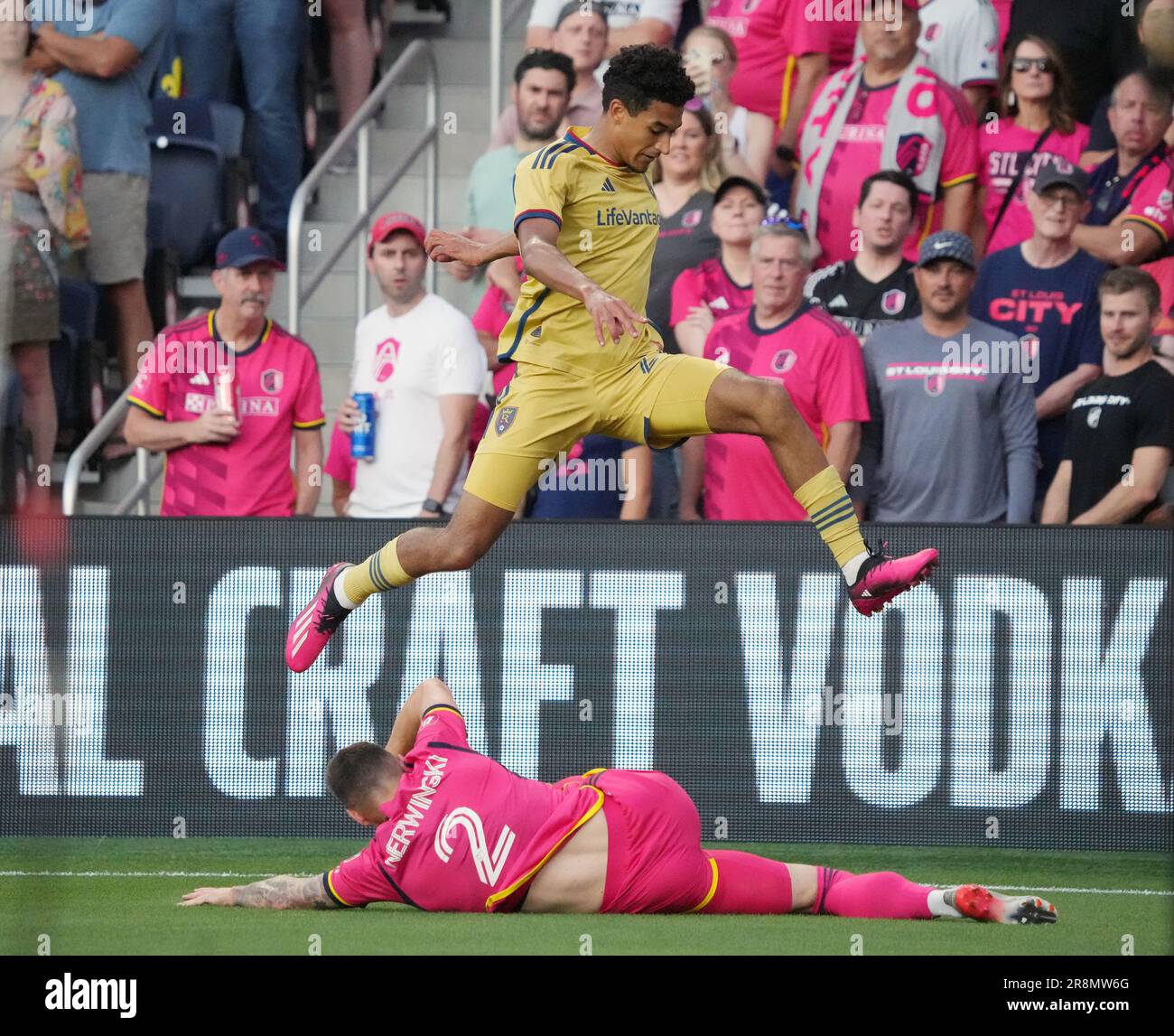 St. Louis, United States. 21st June, 2023. Real Salt Lake Bertin ...