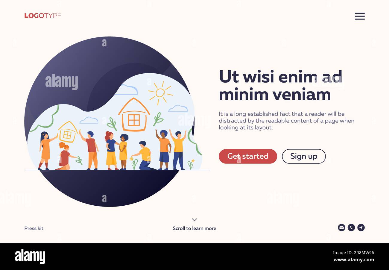 Children painting home Cut Out Stock Images & Pictures - Alamy