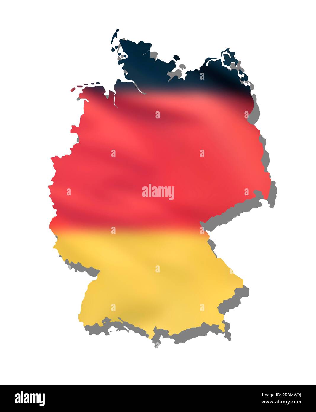 Card state map germany hi-res stock photography and images - Alamy