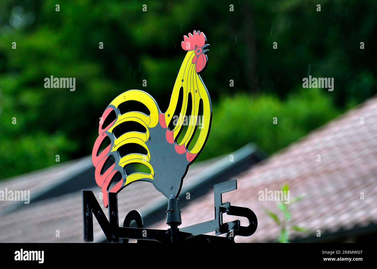 Weathercock for rain Stock Photo - Alamy