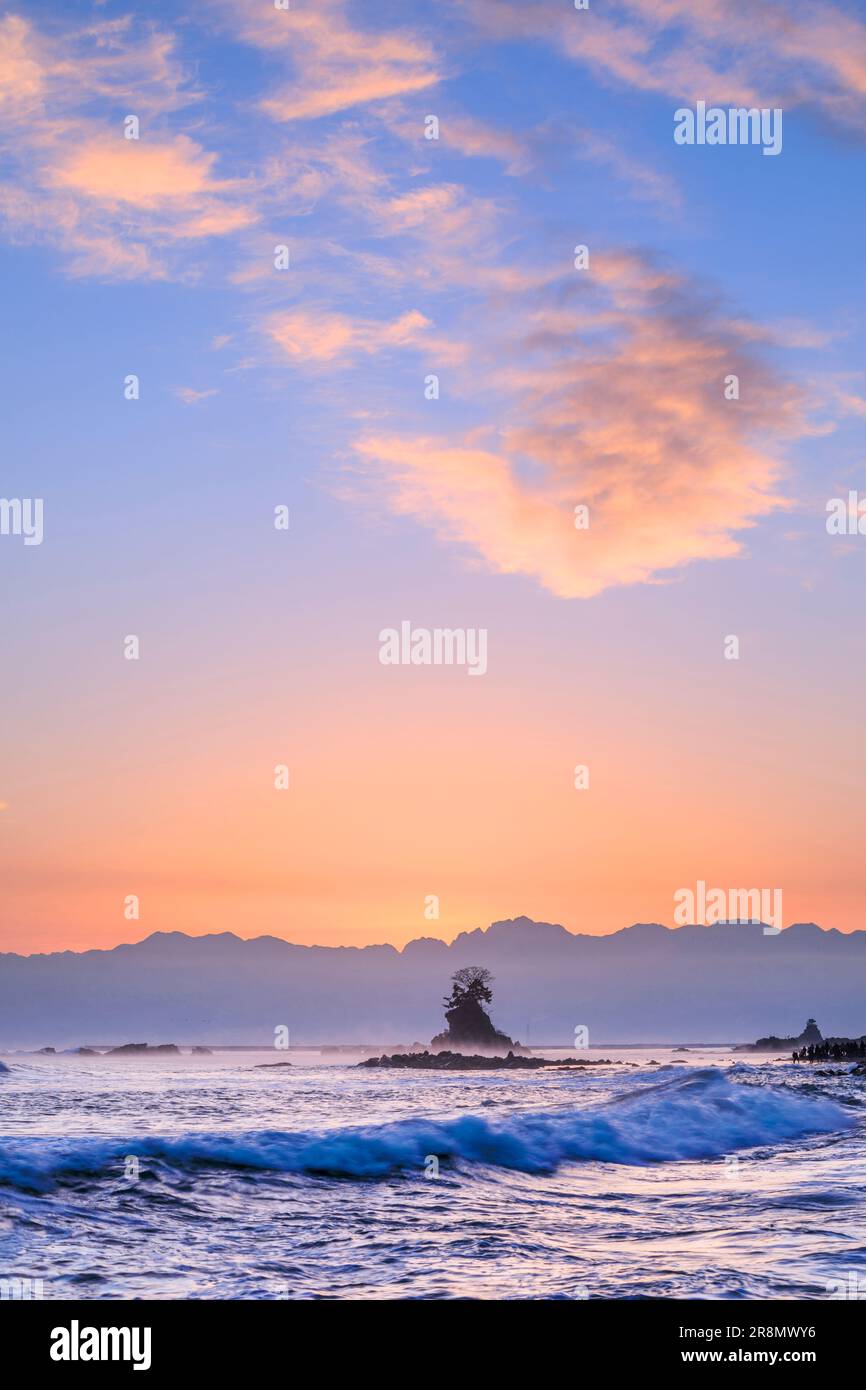 Amaharashi coast sunrise Stock Photo - Alamy