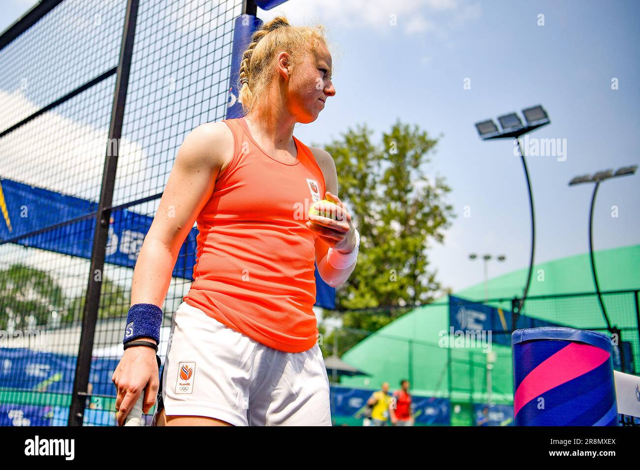 KRAKOW, POLAND - JUNE 22: Janine Hemmes of the Netherlands competing on ...