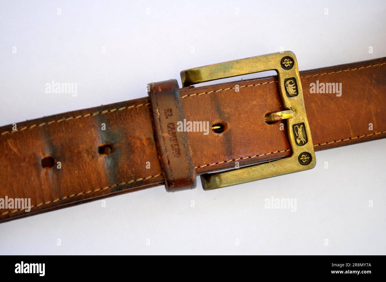 Leather belt and buckle hi-res stock photography and images - Alamy