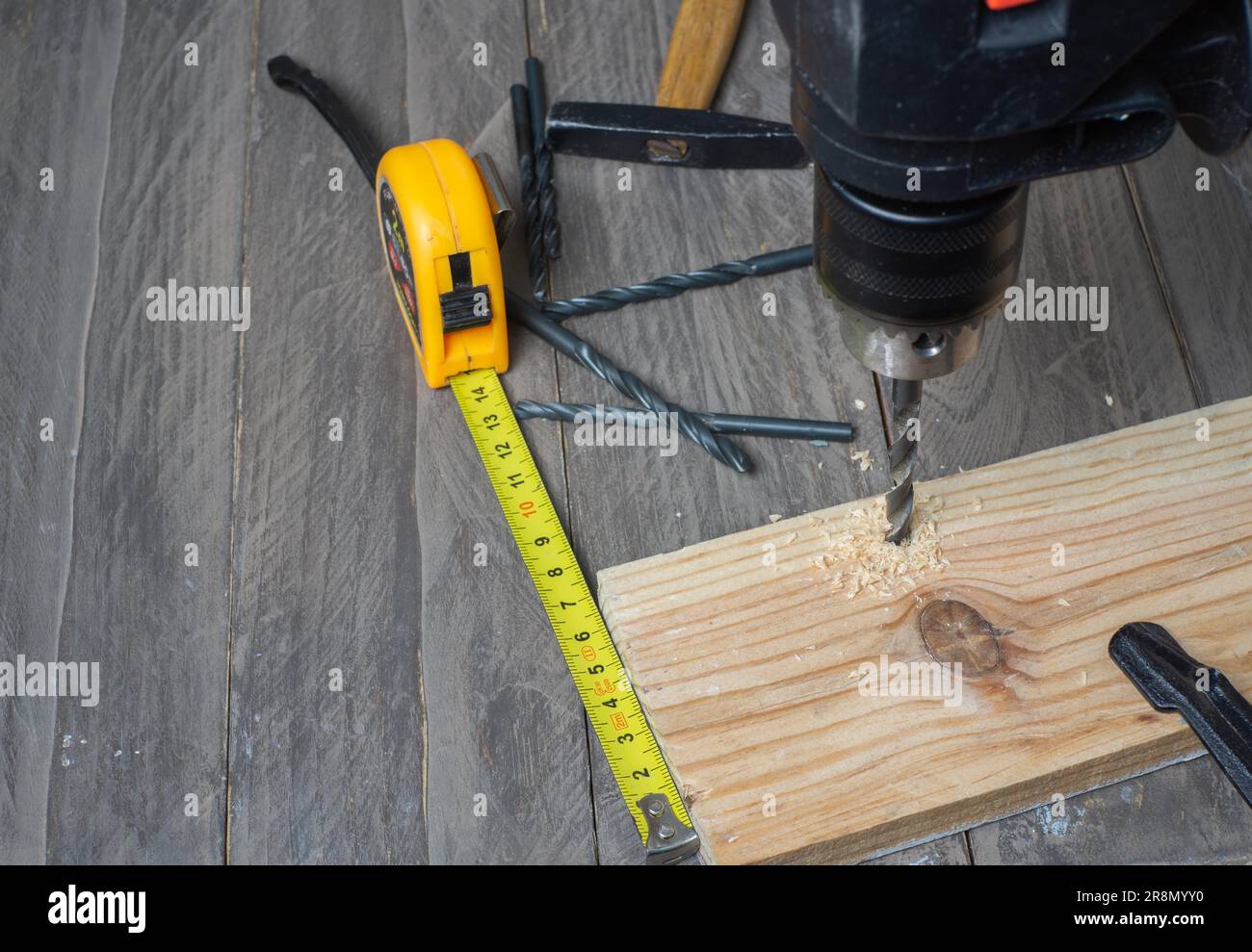 Tools used for DIY at home electrical and manual Stock Photo - Alamy