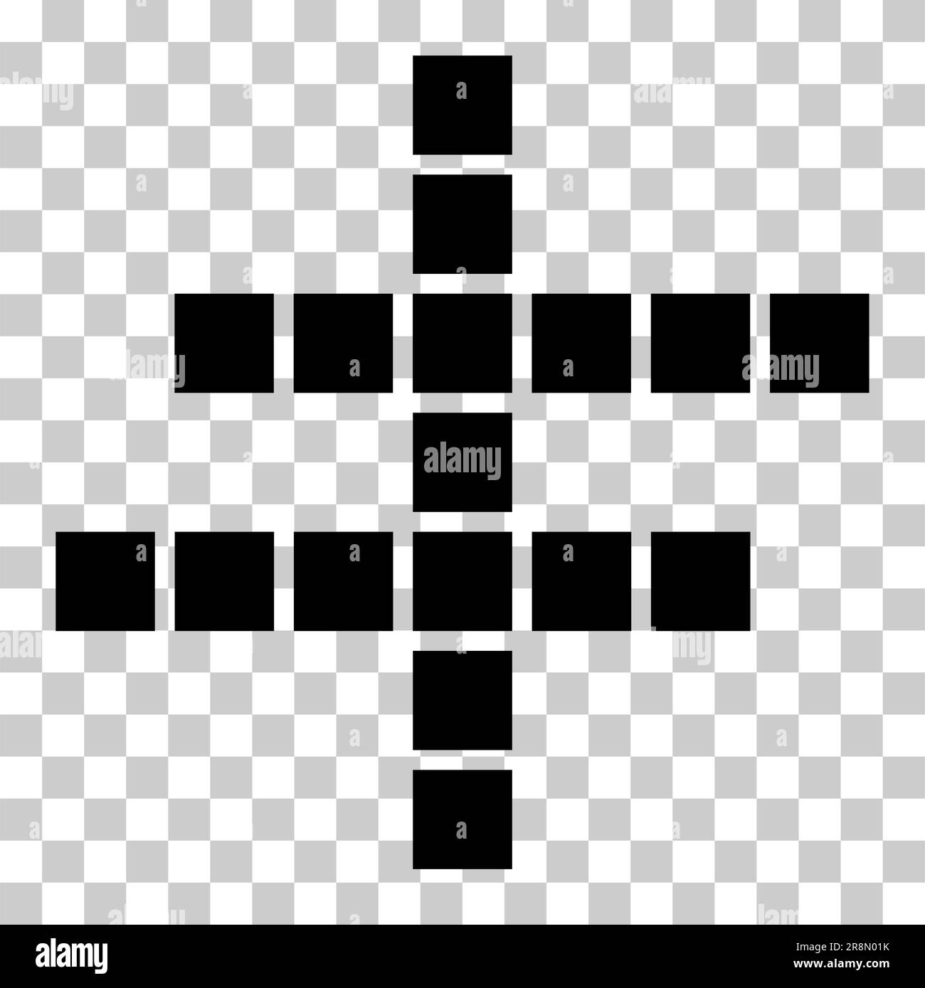 Blank crossword puzzle Black and White Stock Photos & Images - Alamy