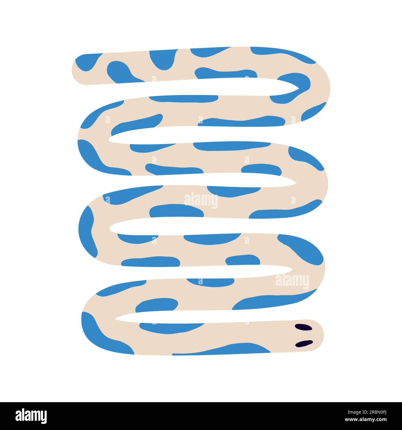 Stylized snake Cut Out Stock Images & Pictures - Alamy