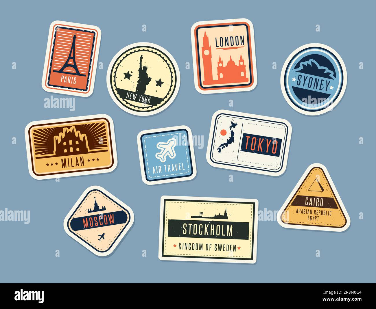 Usa china badges Stock Vector Images - Alamy