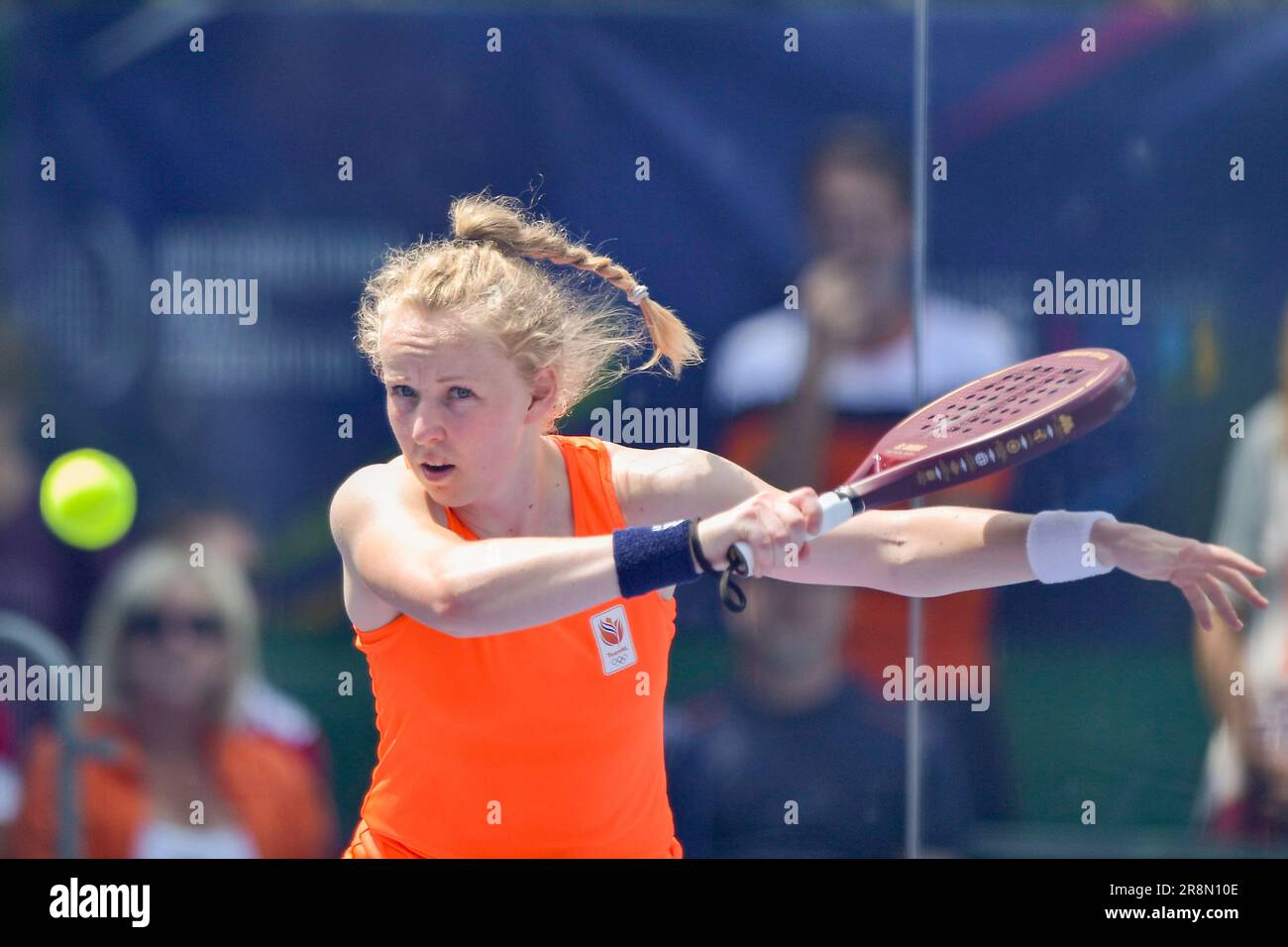 KRAKOW, POLAND - JUNE 22: Janine Hemmes of the Netherlands competing on ...