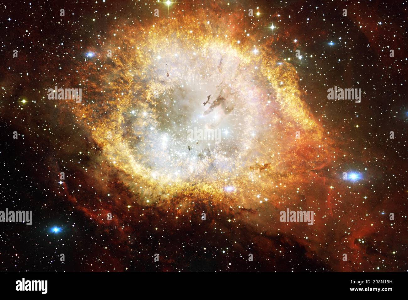 Outer space, cosmic landscape. Nebula. Elements of this image furnished ...
