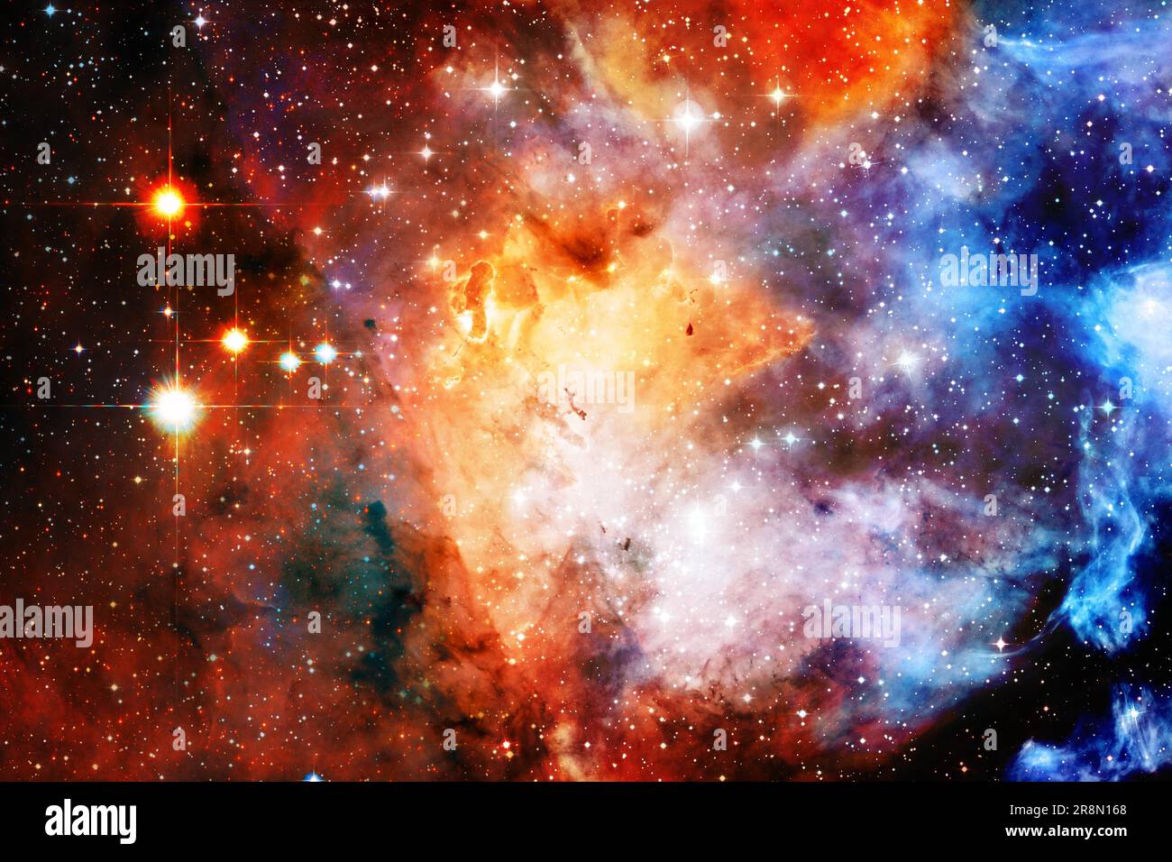 Cluster of stars. Starfield. Nebula. Elements of this image furnished ...