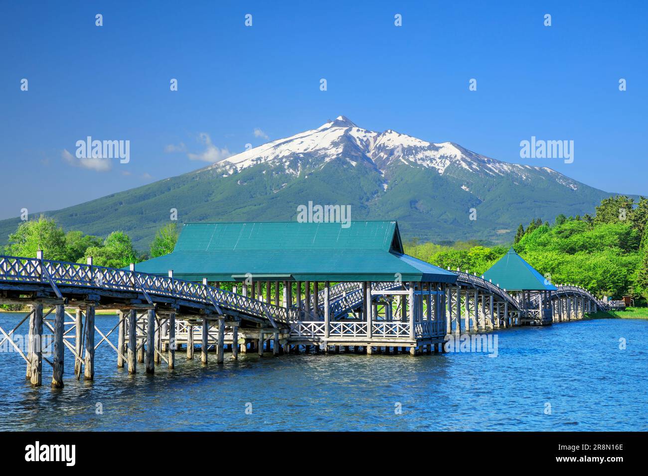 Mt. Iwaki and Tsugaru Fujimi Lake Stock Photo - Alamy