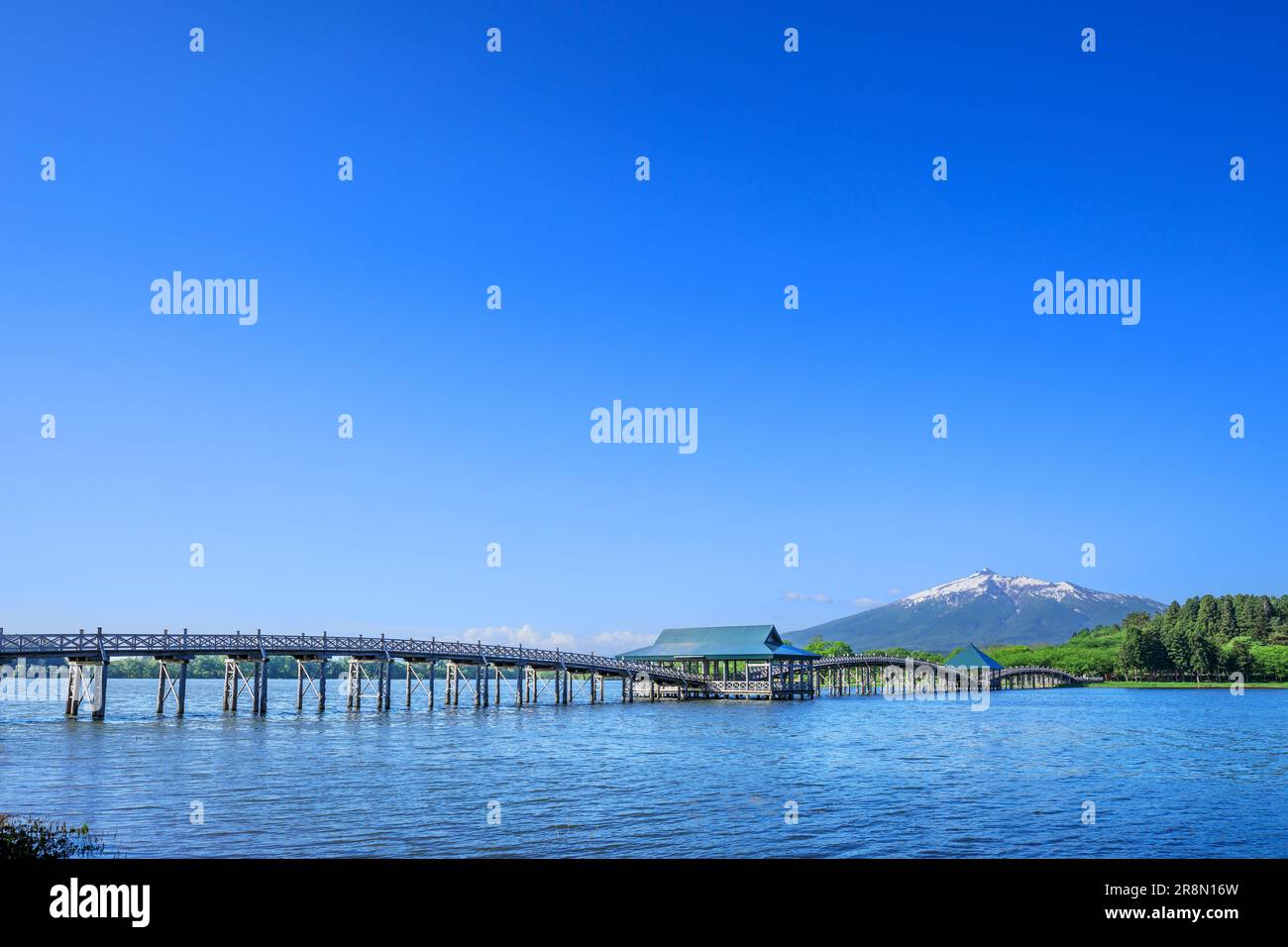 Mt. Iwaki and Tsugaru Fujimi Lake Stock Photo - Alamy