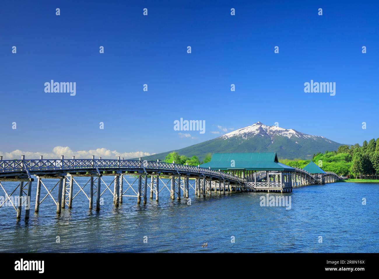 Mt. Iwaki and Tsugaru Fujimi Lake Stock Photo - Alamy