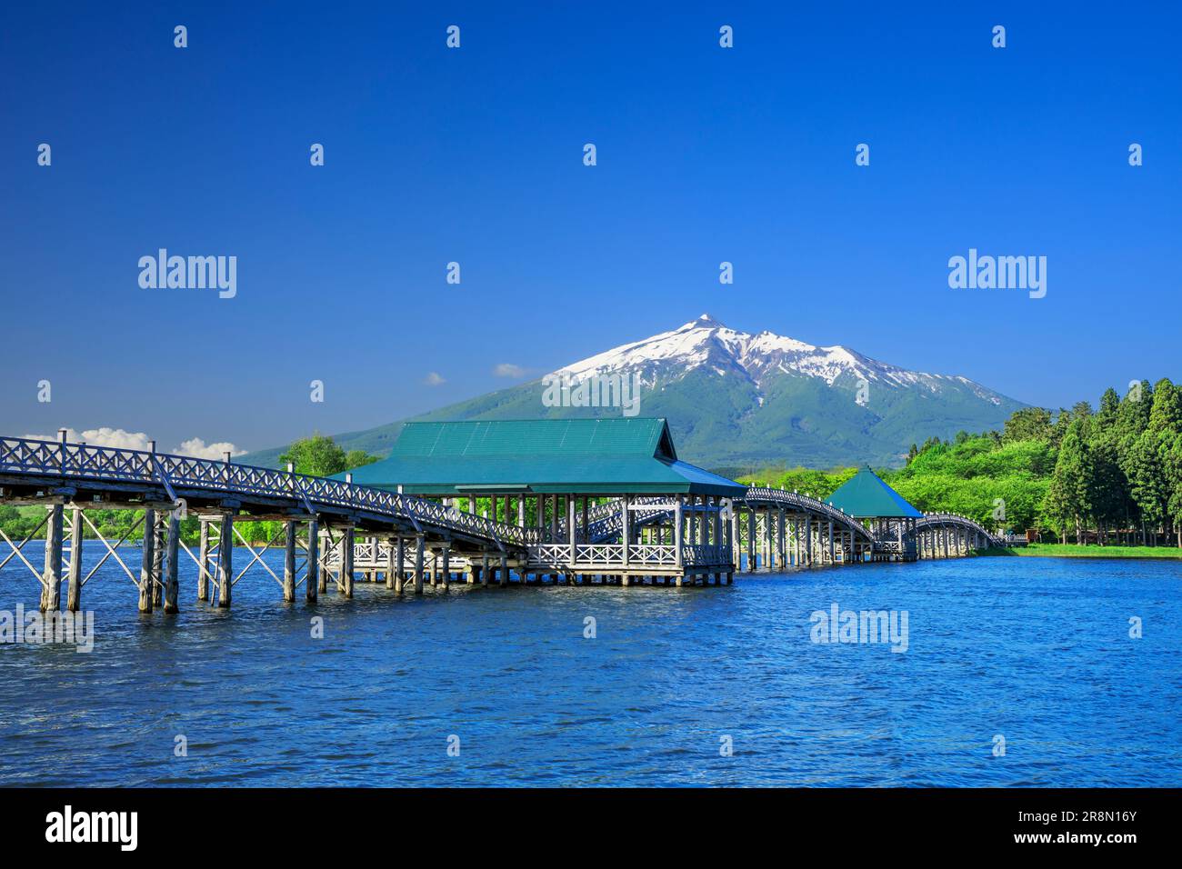 Mt. Iwaki and Tsugaru Fujimi Lake Stock Photo - Alamy