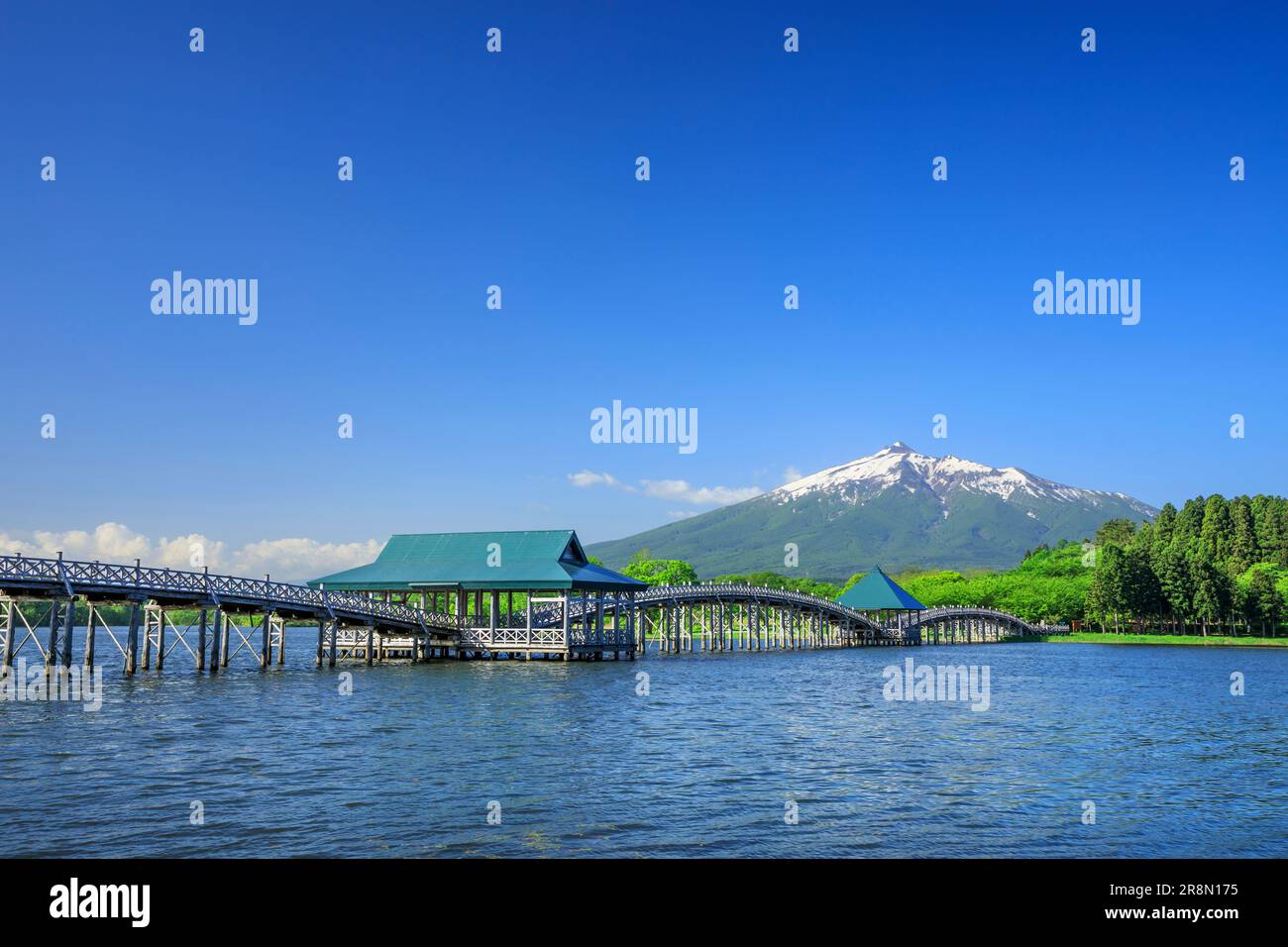 Mt. Iwaki and Tsugaru Fujimi Lake Stock Photo - Alamy