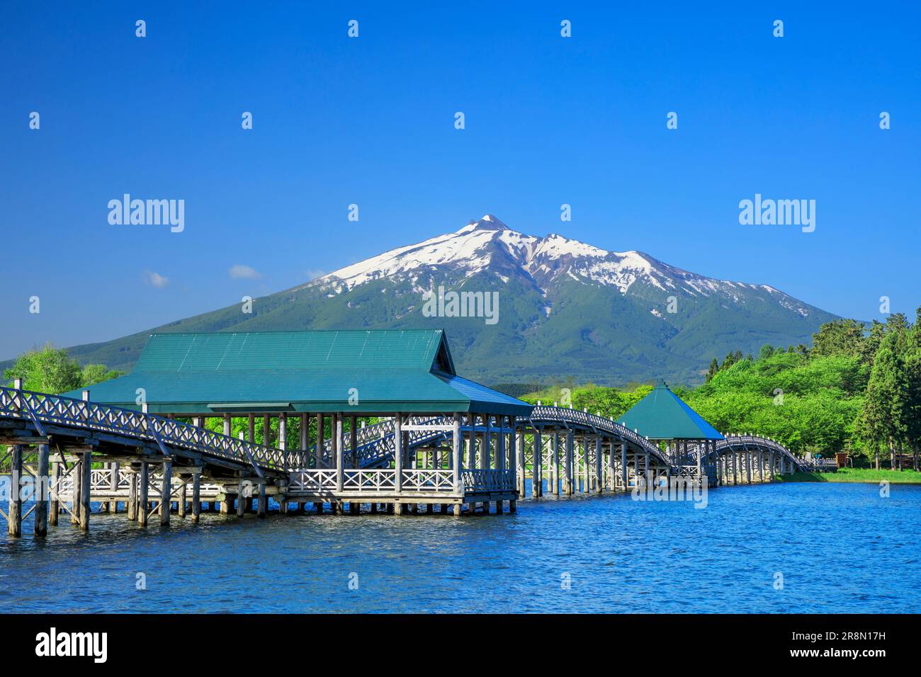Mt. Iwaki and Tsugaru Fujimi Lake Stock Photo - Alamy