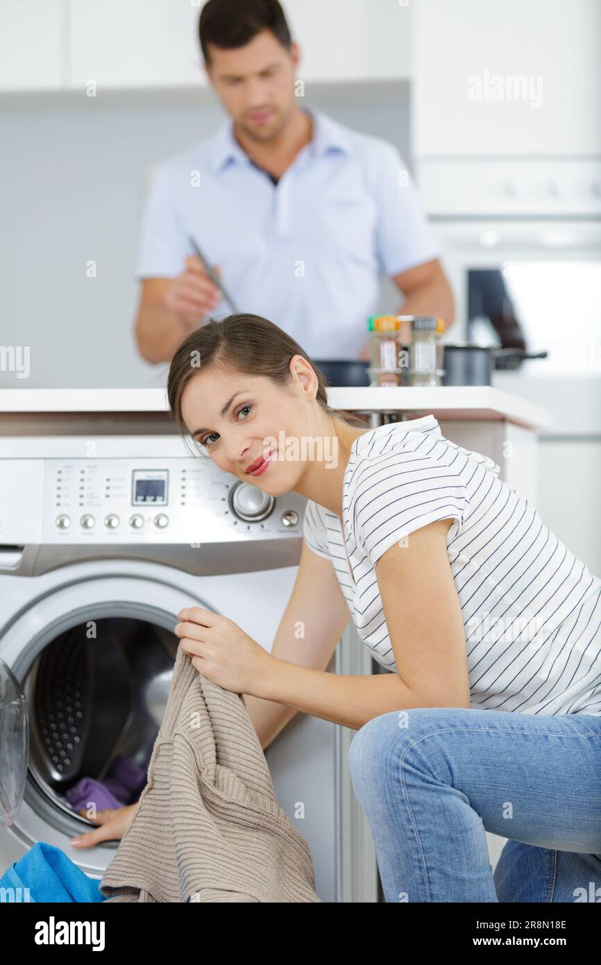 Womanusing hi-res stock photography and images - Alamy