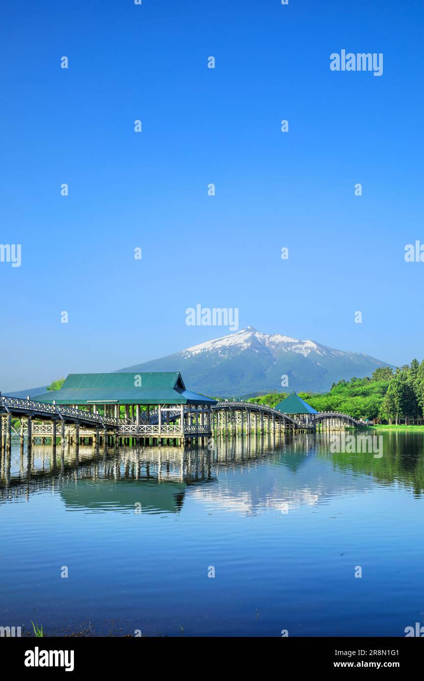 Mt. Iwaki and Tsugaru Fujimi Lake Stock Photo - Alamy