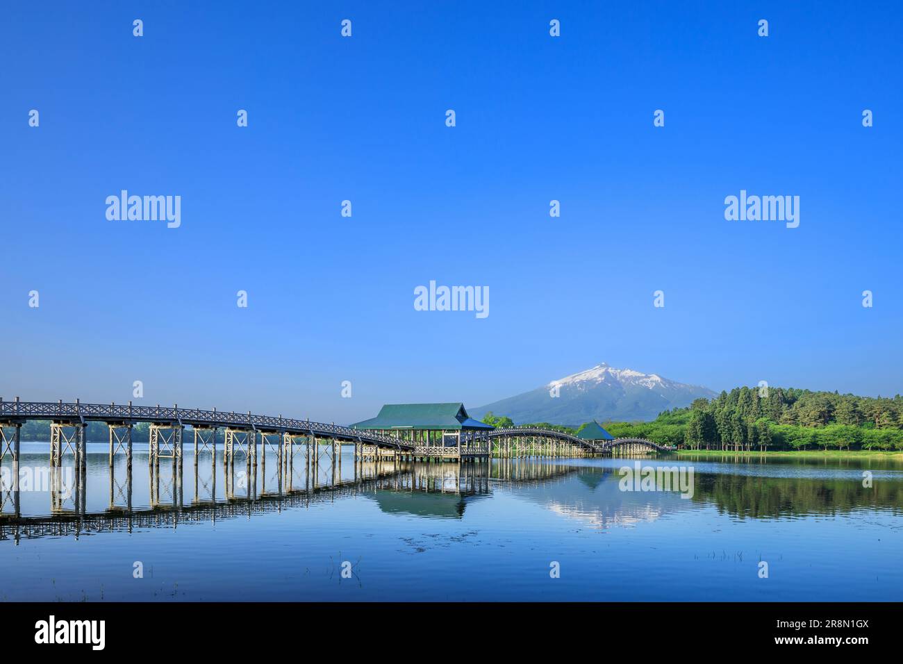 Mt. Iwaki and Tsugaru Fujimi Lake Stock Photo - Alamy
