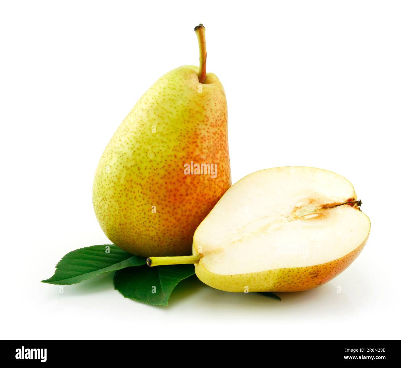 Sliced green pear on hi-res stock photography and images - Alamy