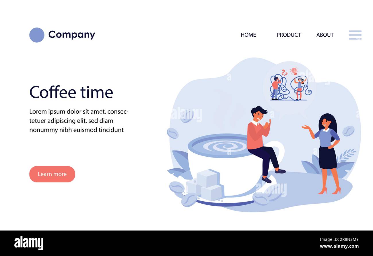 Business colleagues discussing work problems at coffee break [Converted ...