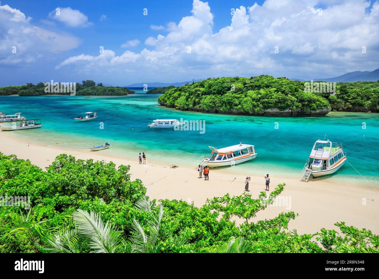 Emerald Green Kabira Bay Stock Photo - Alamy