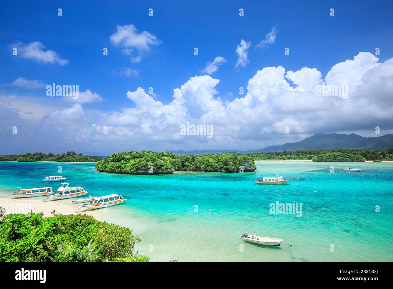 Emerald Green Kabira Bay Stock Photo - Alamy