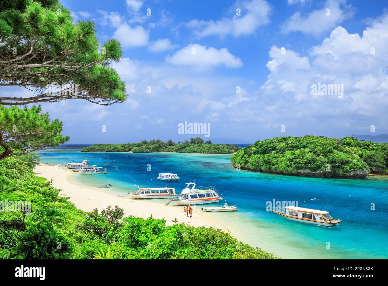 Emerald Green Kabira Bay Stock Photo - Alamy